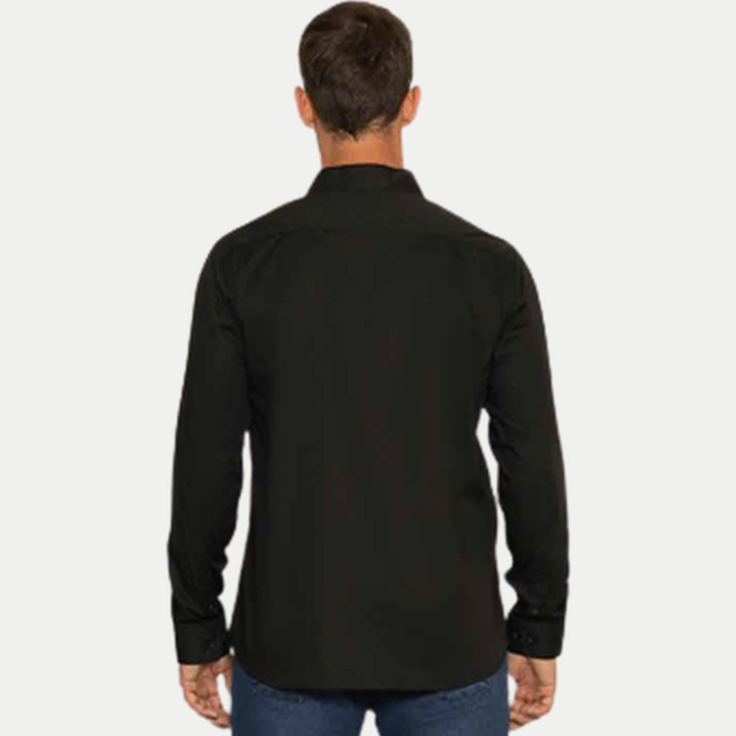 CAMISA PITT MANGA LONGA COMFORT ALGODÃO PRETO MASCULINO ADULTO - Lojas ...