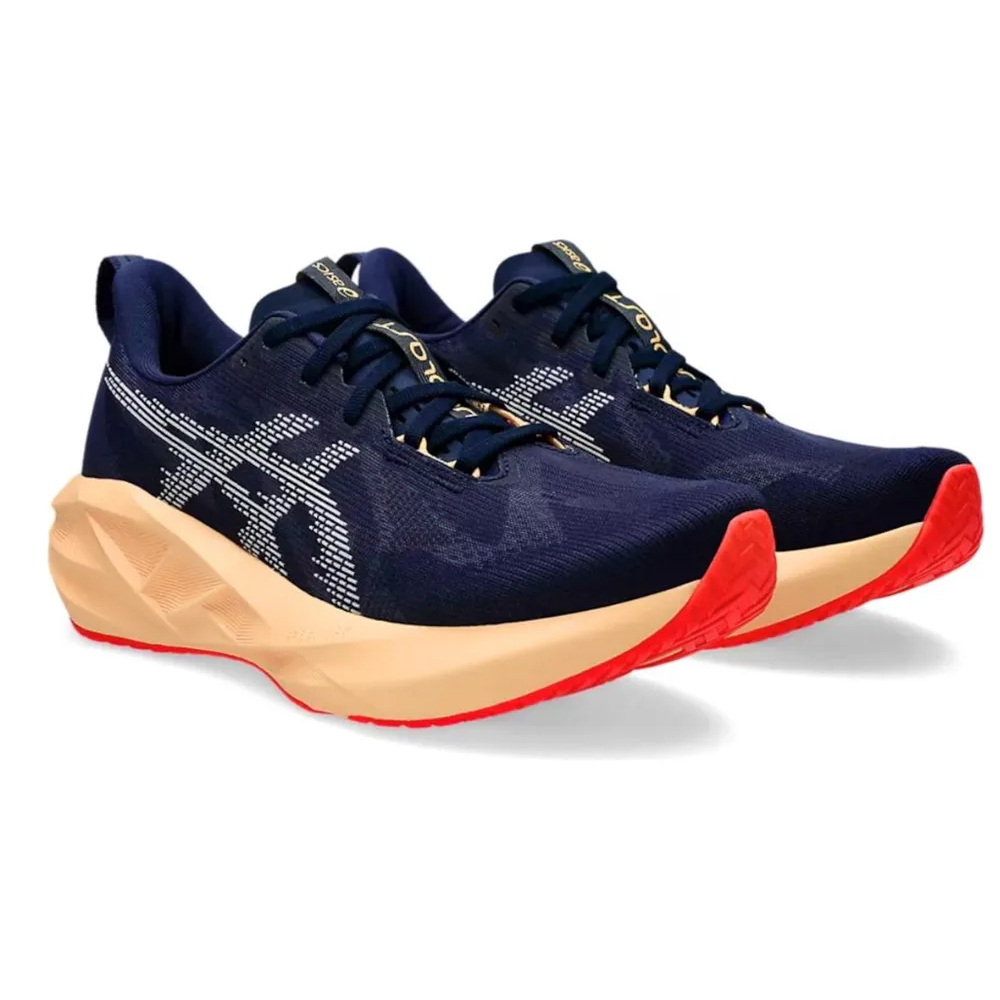 Tênis Asics Novablast 5 Midnight/Laranja Masculino - Tontri Esportes
