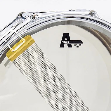 Pele Attack Snare Side Thin Clear 14" Filme Simples Resposta - Planet Music Express