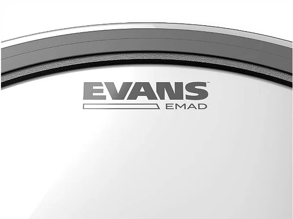 Pele Evans EMAD2 CLEAR 20" - Clear c/ 2 Aneis Abafadores | BD20EMAD2 ...