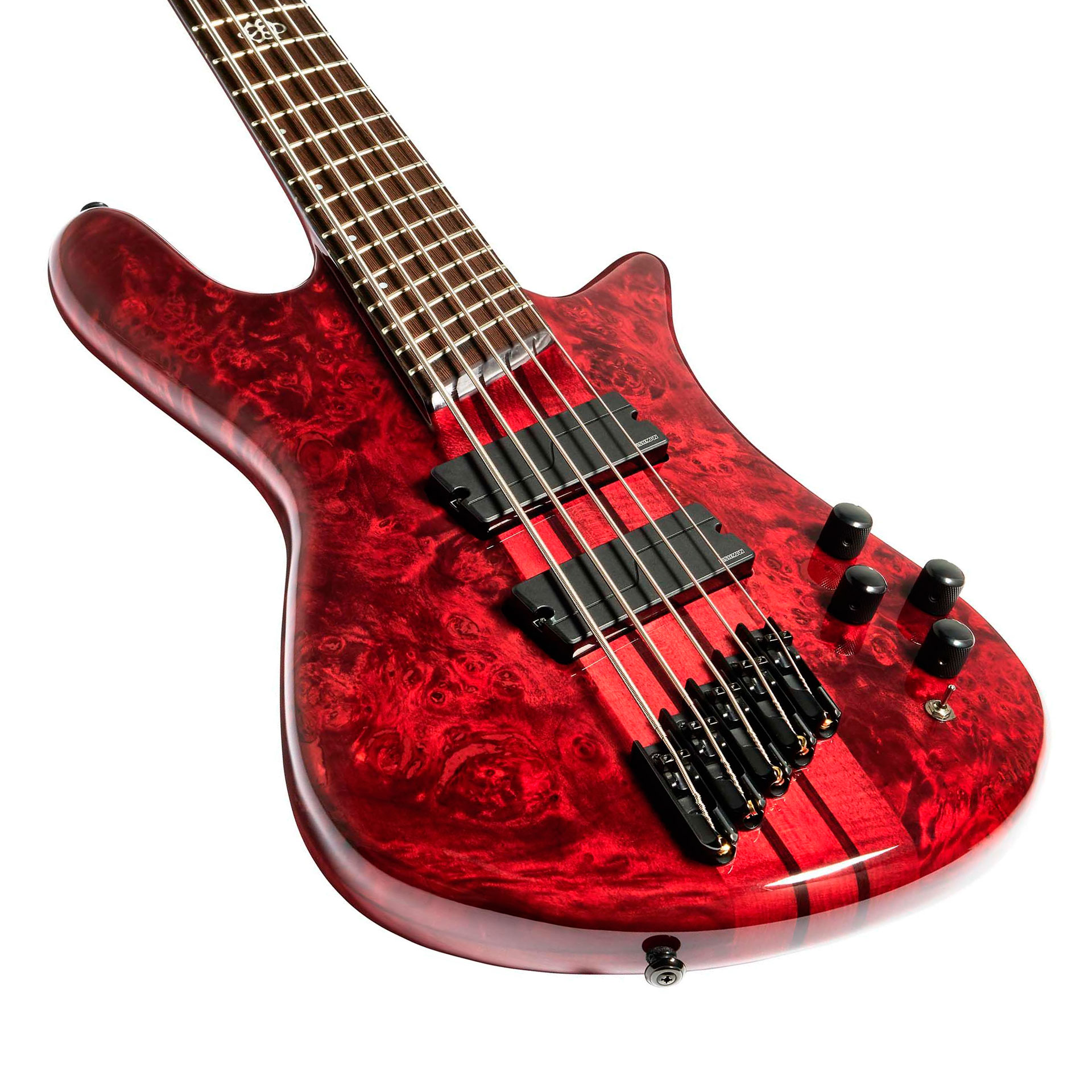 Baixo Spector NS Dimension 5 Cordas Inferno Red - Planet Music Express