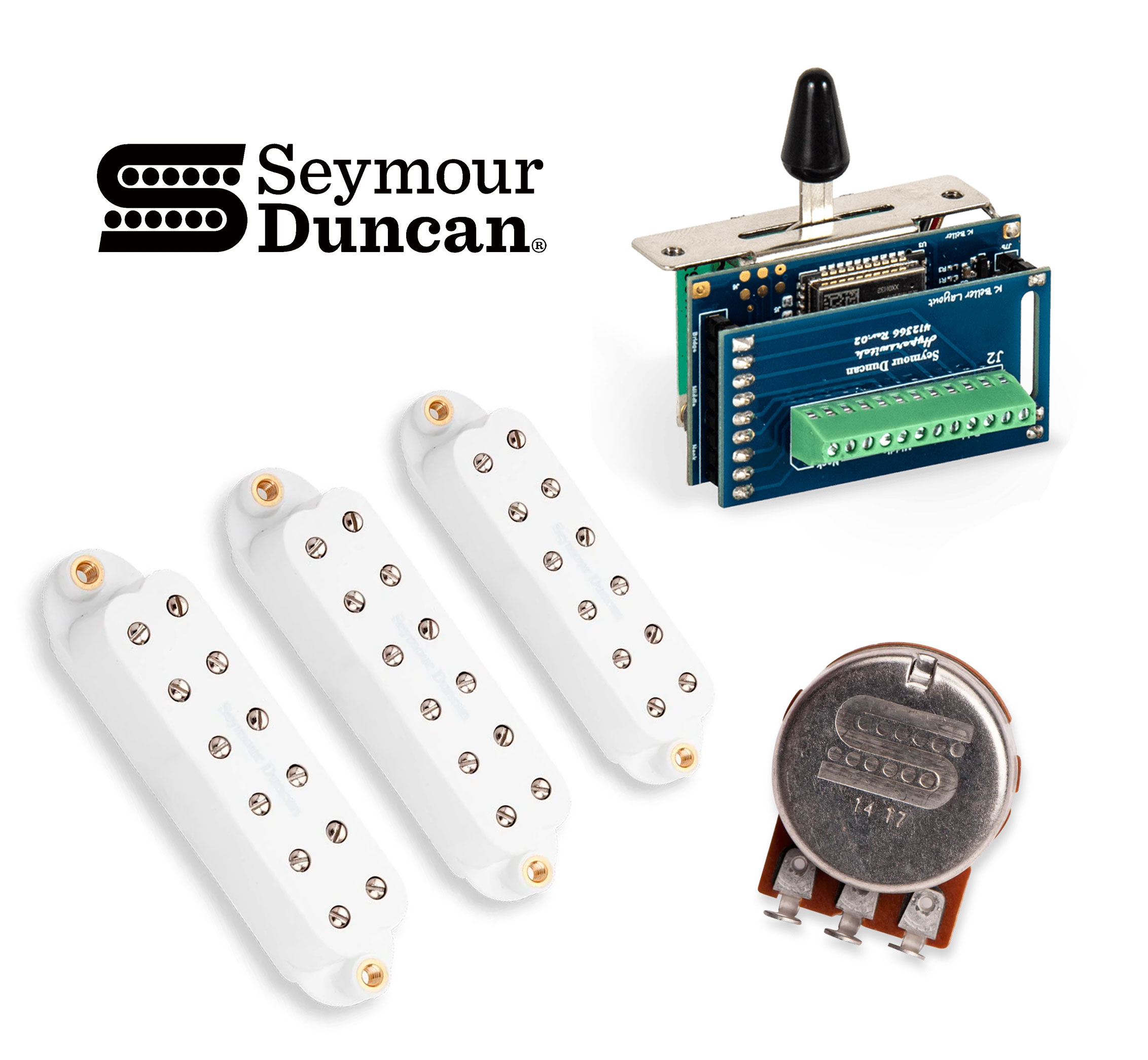 Kit Ultimate Seymour Duncan para Upgrade de Guitarra Strato - Planet ...