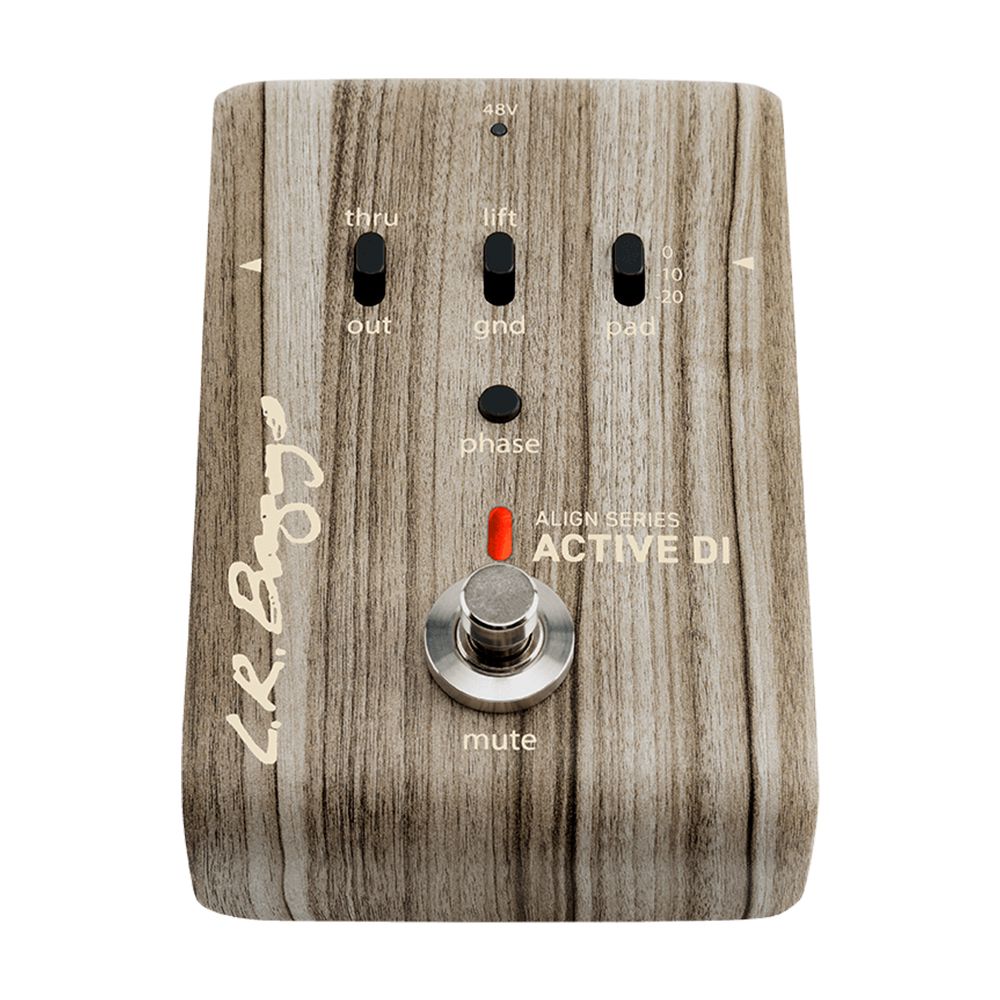 Pedal Direct LR Baggs ALIGN ACTIVE DI, Box Ativo, Footswitch Mute, I ...
