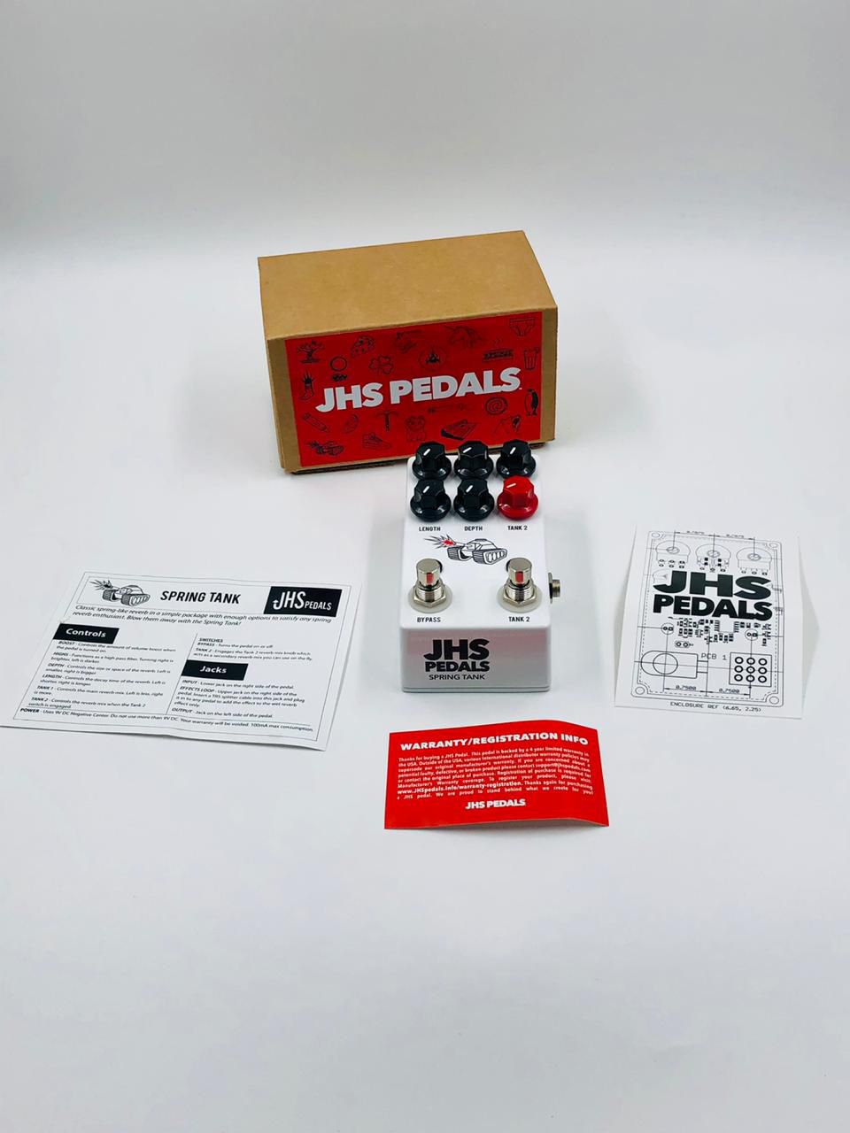 EM BREVE: Pedal JHS Spring Tank Reverb Para Guitarra - Planet Music Express