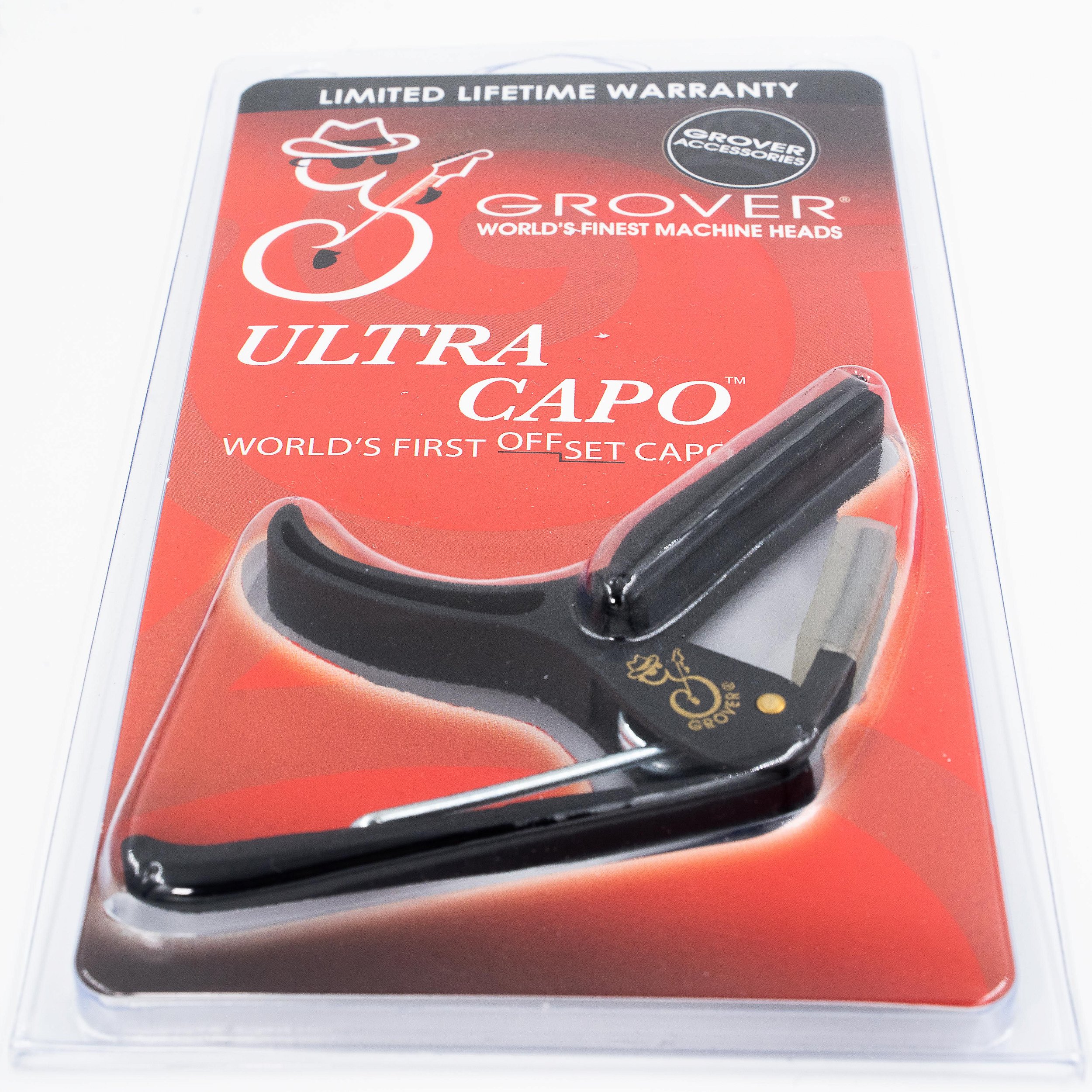 Capotraste Grover Ultra Capo Profissional, Preto - Planet Music Express