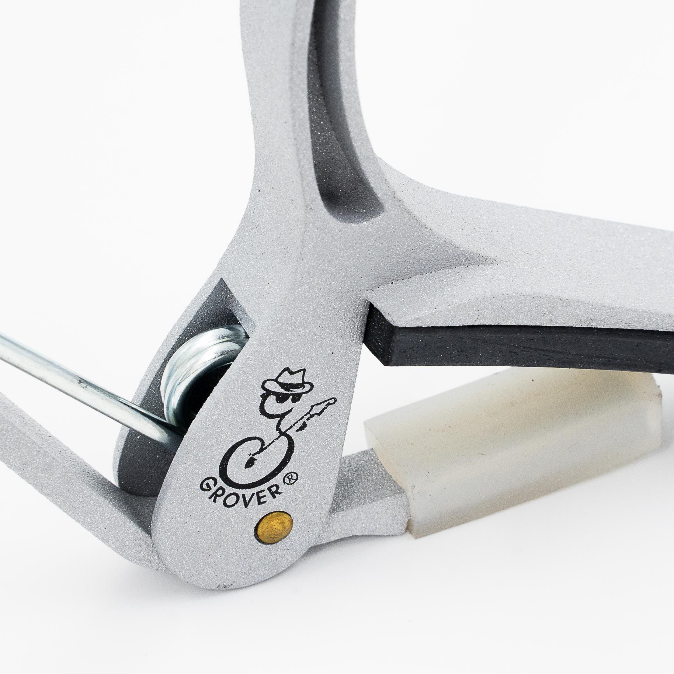 Capotraste Grover Ultra Capo Profissional, Prata - Planet Music Express