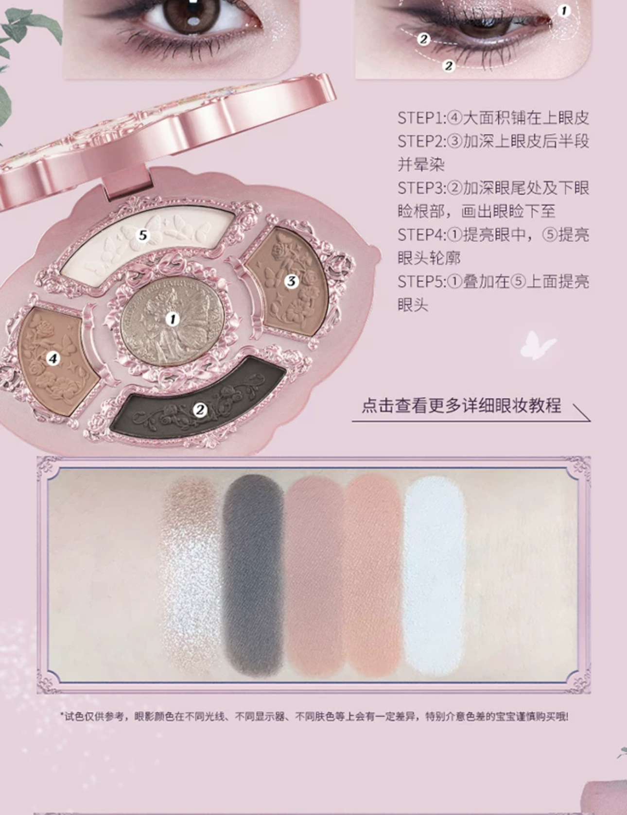 Paleta Midsummer Fairytale Flower Knows - Keaii Beauty