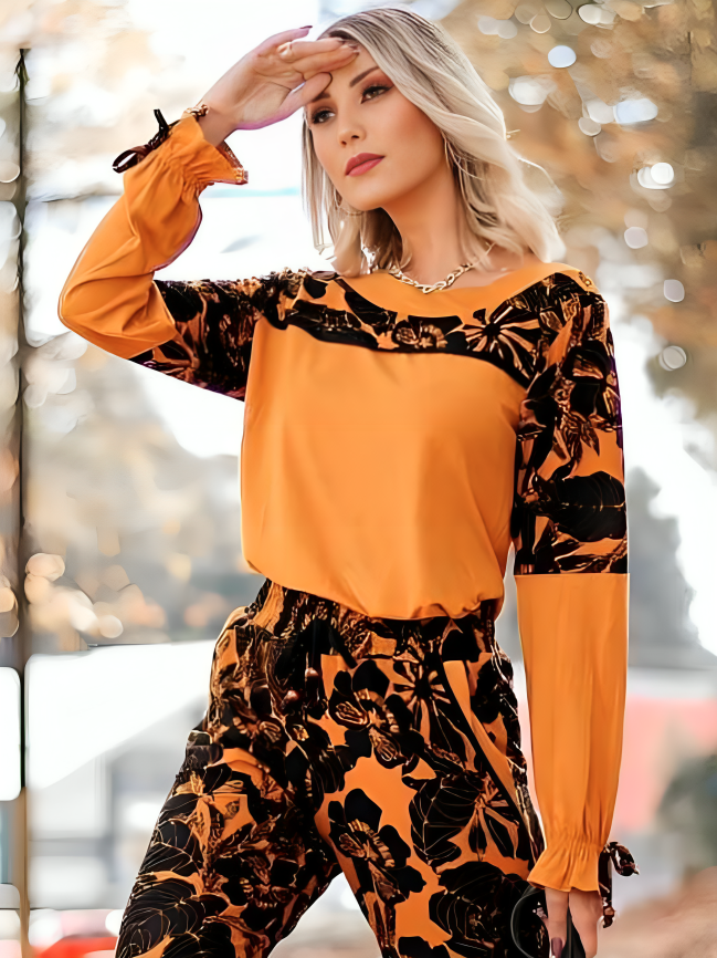 Conjunto Moletinho Feminino Manga Longa - Angela Store