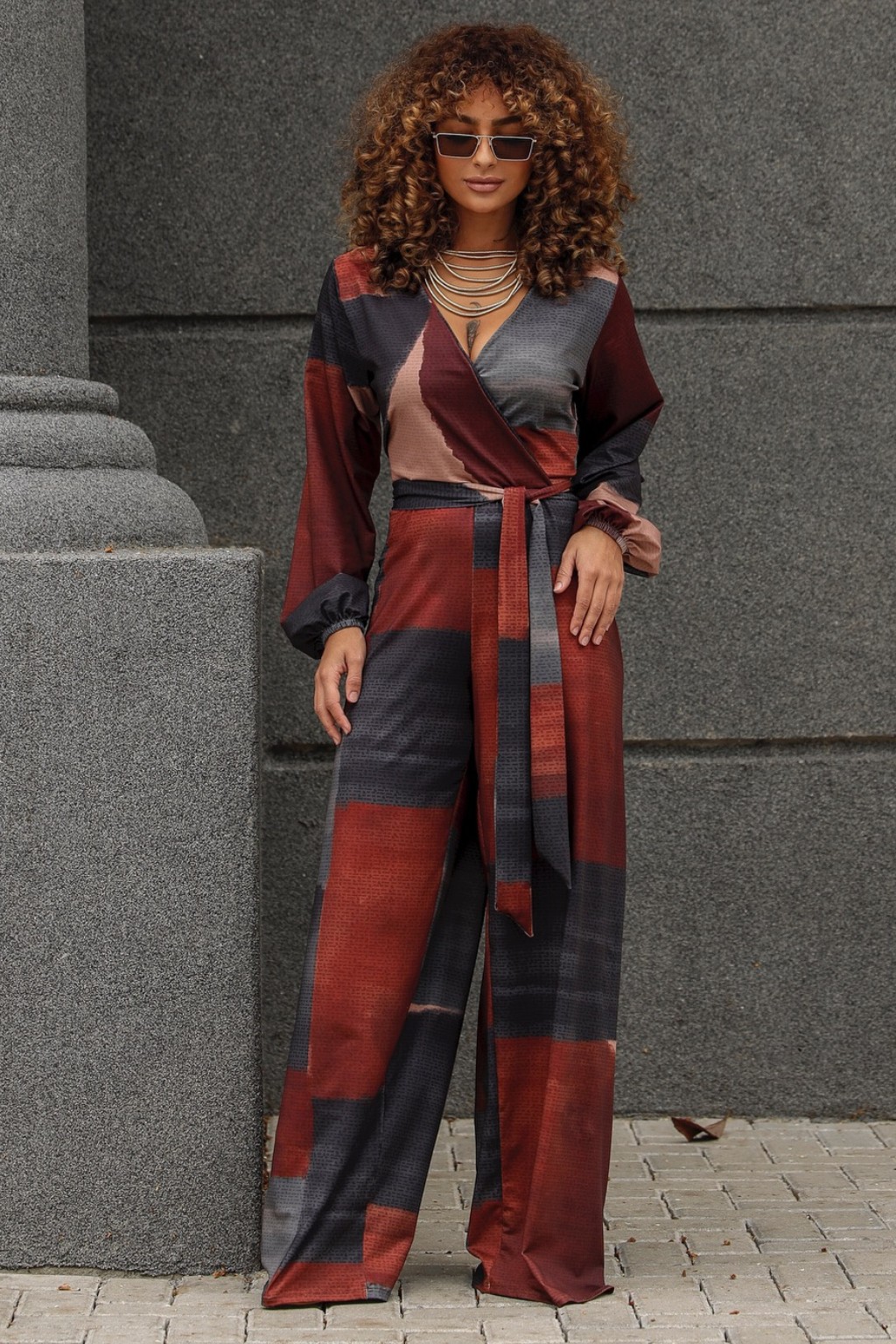 Macacão de Frio Feminino Manga Longa Estampa Moderna - Angela Store - Moda Feminina com Estilo e ...