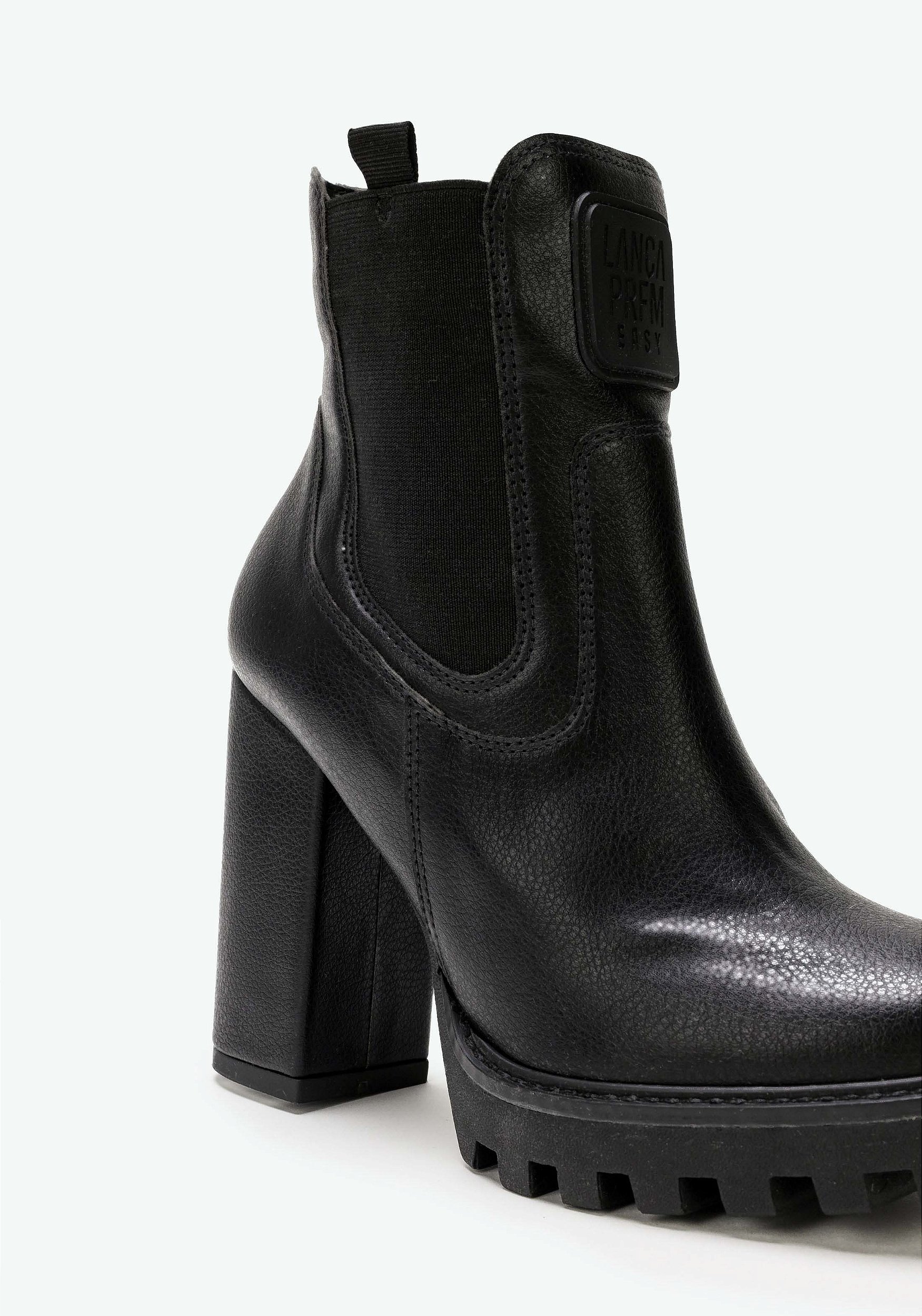 BOTA BASIC COM EMBORRACHADA PRETO LP EASY 537BO000447 - - Espaço da Moda