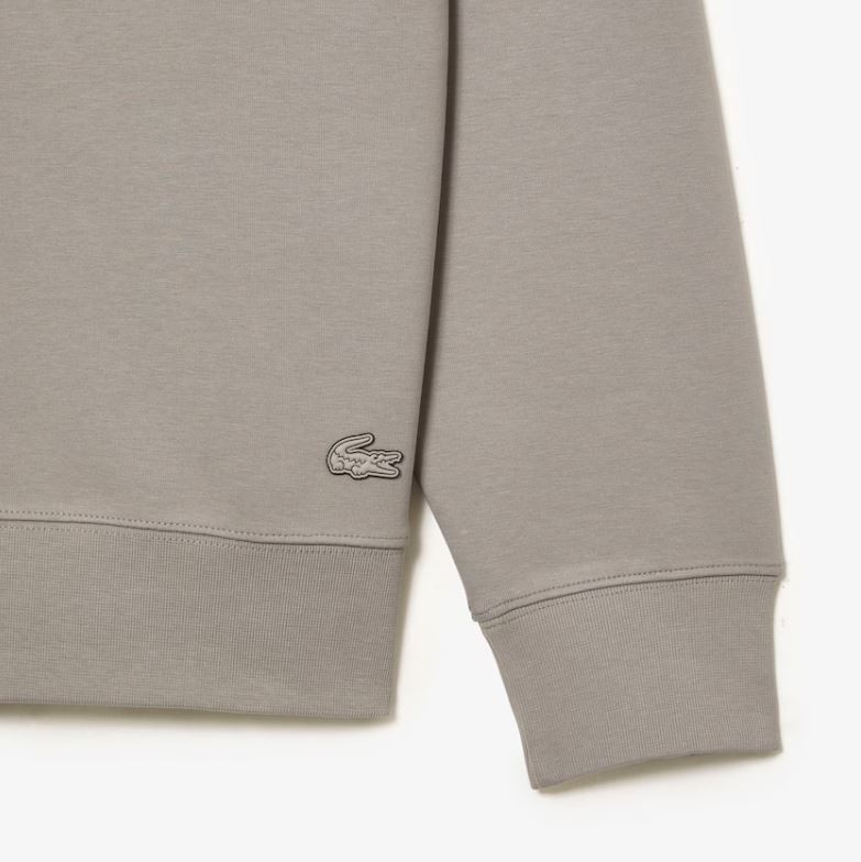 MOLETOM MASCULINO LACOSTE CINZA SH554023 - - Espaço da Moda