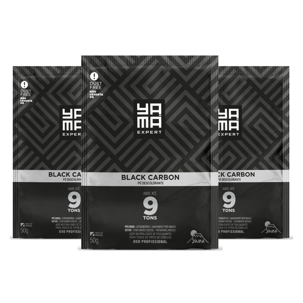 Kit 12 Pó Descolorante Black Carbon 50g - Perfumaria em Casa ...