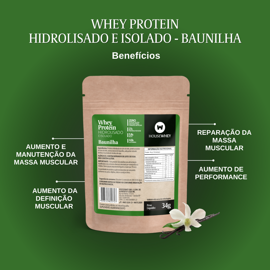 WHEY PROTEIN HIDROLISADO ISOLADO - caixa mix de sabores com 15 sachês ...