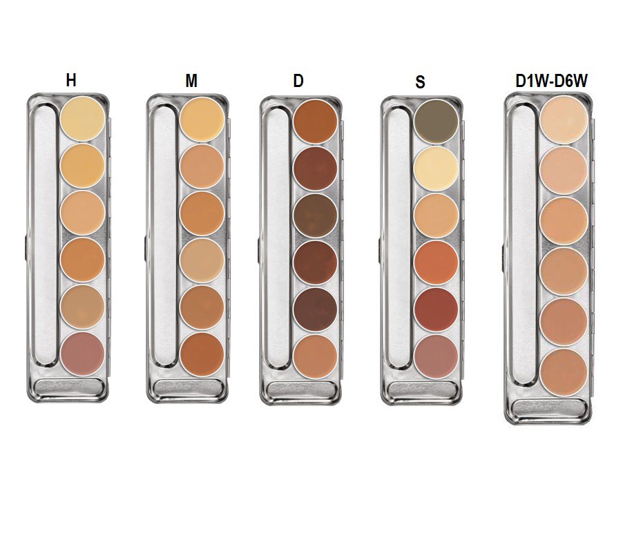 Palette dermacolor 6 cores Kryolan - Maquiagens Importadas | Flavinha ...