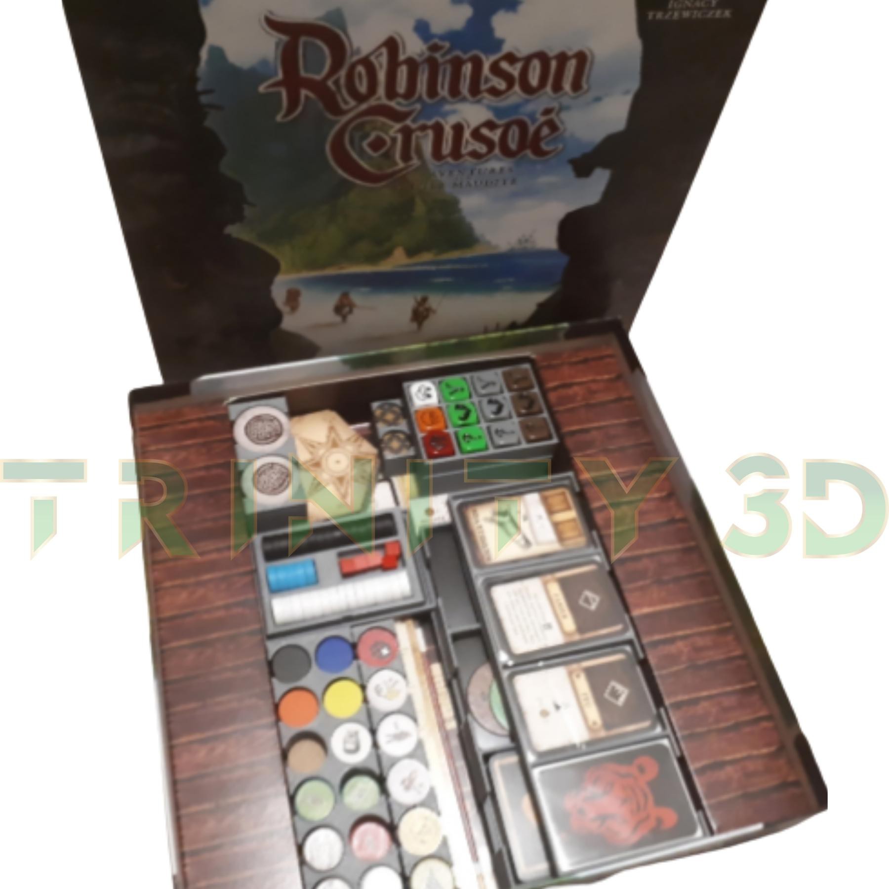Insert Robinson Crusoe Board game - Trinity 3D - Expanda suas ...