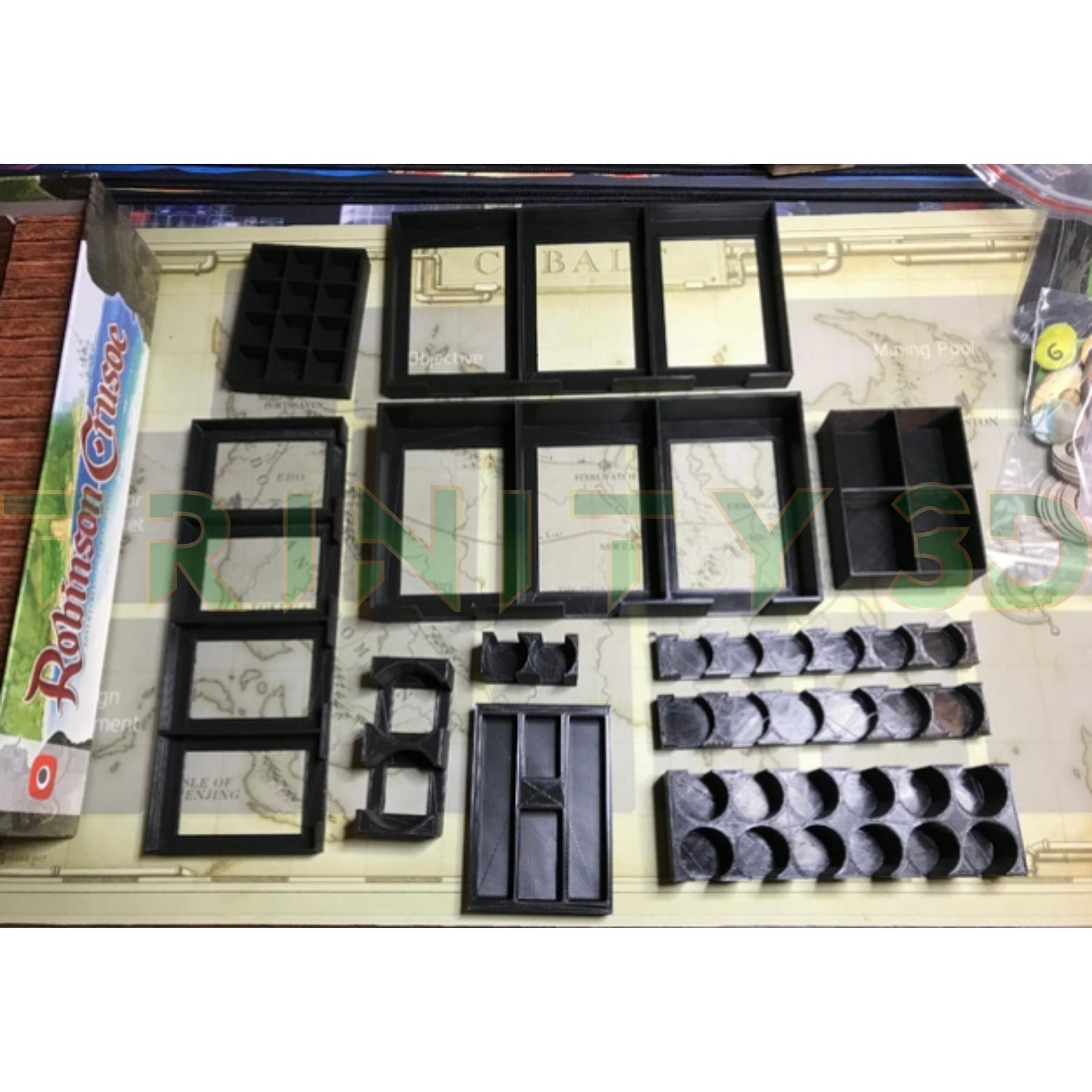 Insert Robinson Crusoe Board game - Trinity 3D - Expanda suas ...