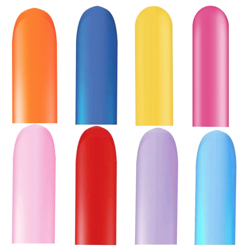 Balão Pic Pic Palito 260 Liso Cores Sortidas 25unid - Lembrança Chique