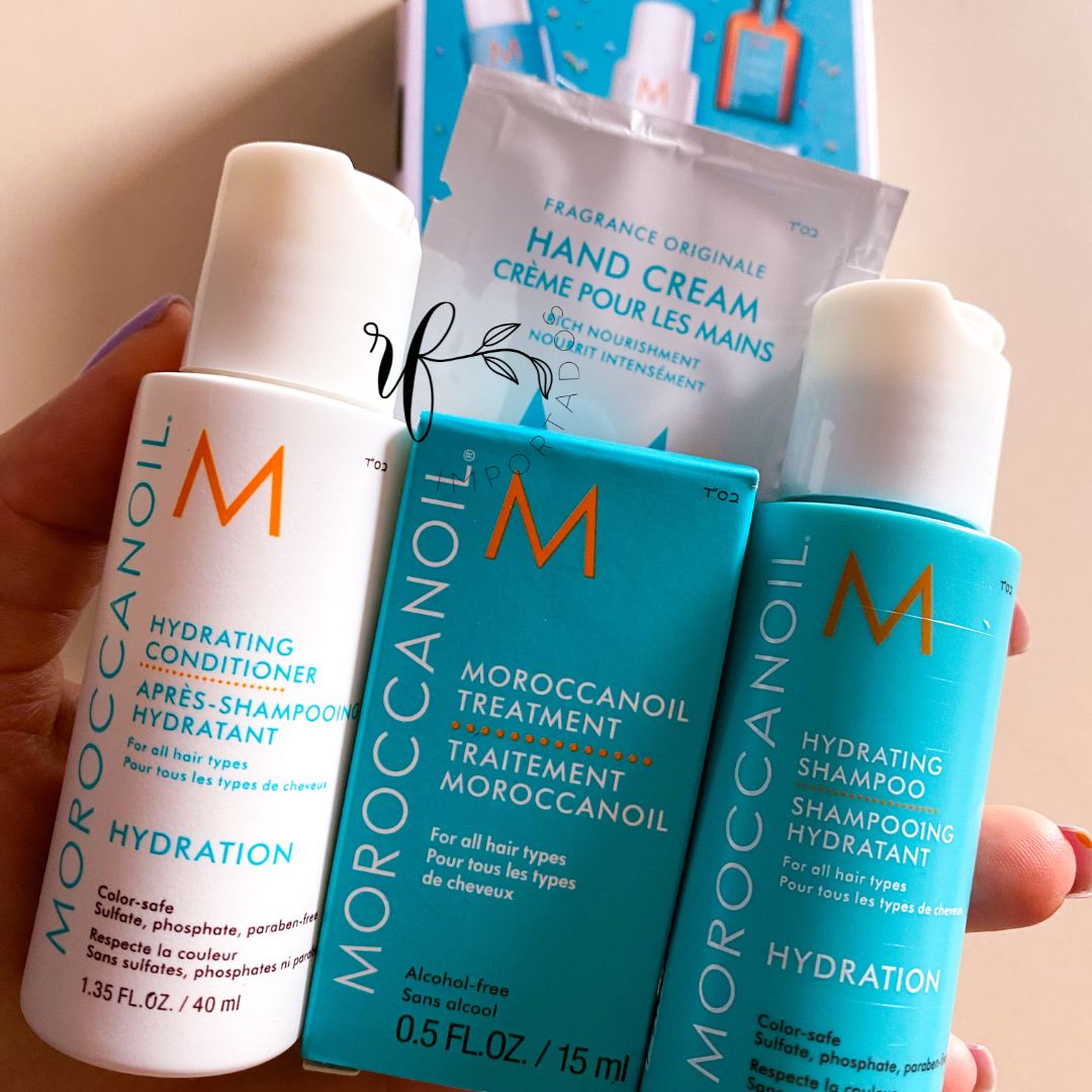 Moroccanoil - Kit Miniatura Shampoo, Condicionador, Óleo Capilar e ...