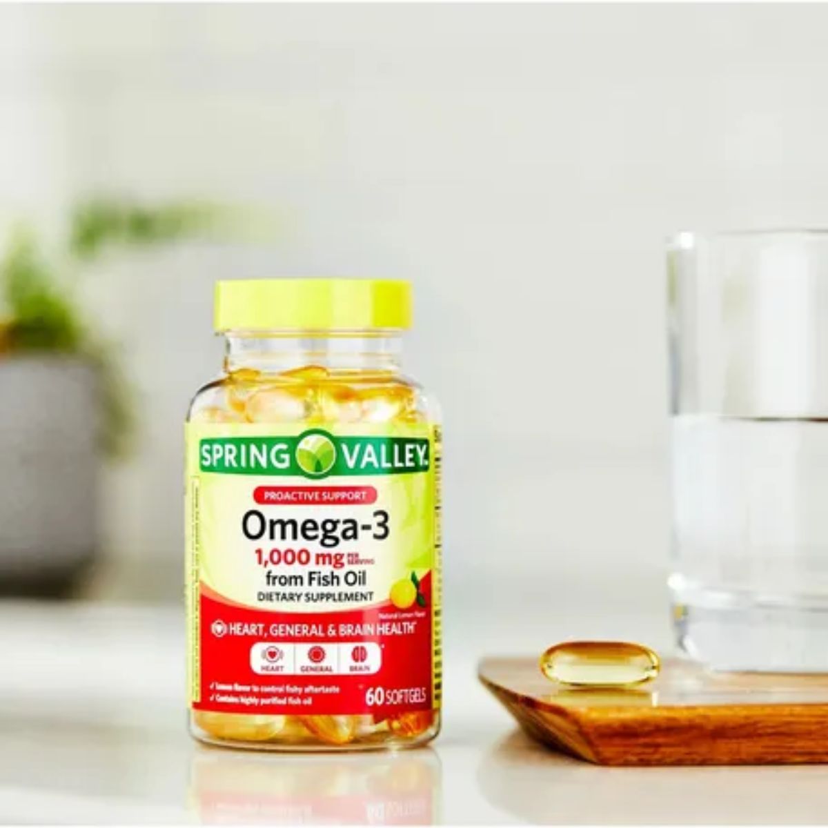 Spring Valley - Omega-3 Fish Oil 1.000mg 60 Softgels - RF Importados ...