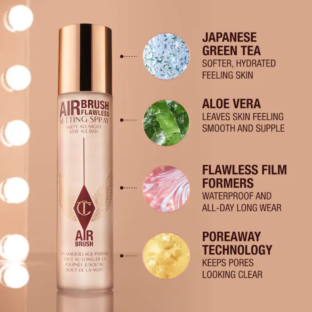 Charlotte Tilbury - Kit Mini Airbrush Flawless Setting Spray Duo - RF ...