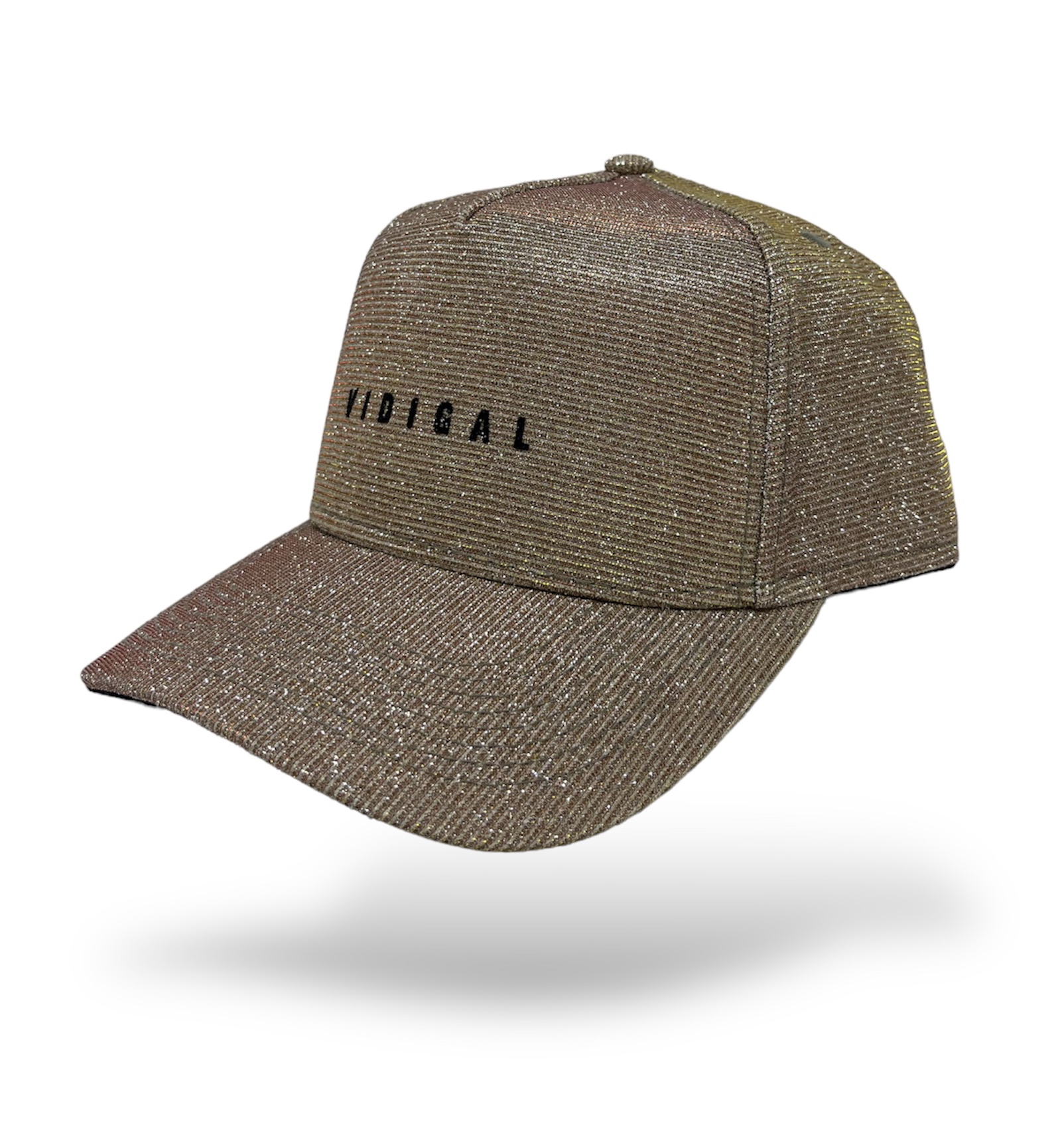 Boné Dourado Glitter Vidigal Minimalista - Made in Vidigal