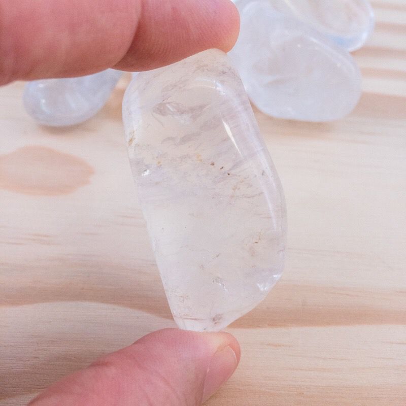 Quartzo Transparente polido (5 a 6 cm) - Mundo Deva