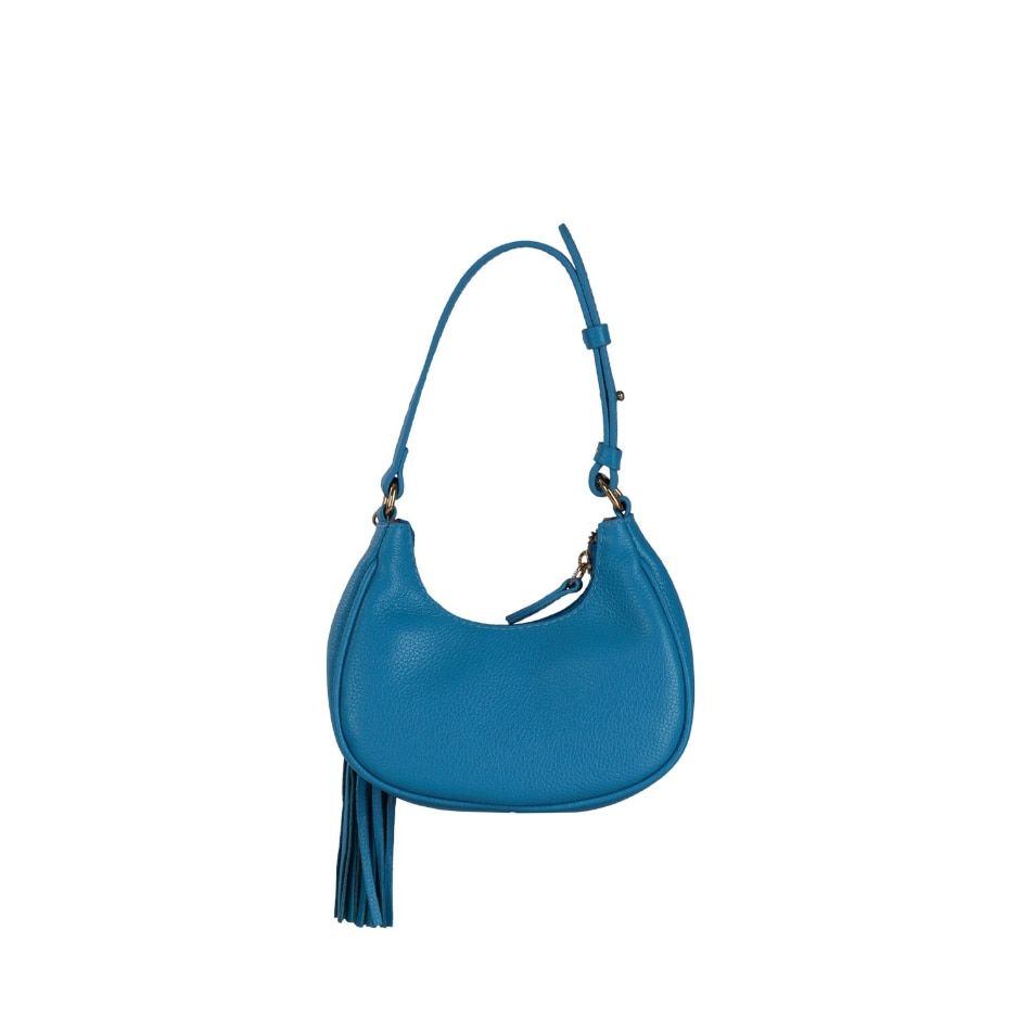 Bolsa Feminina Mini Meia Lua Prisma Luiza Barcelos Azul Marine ...