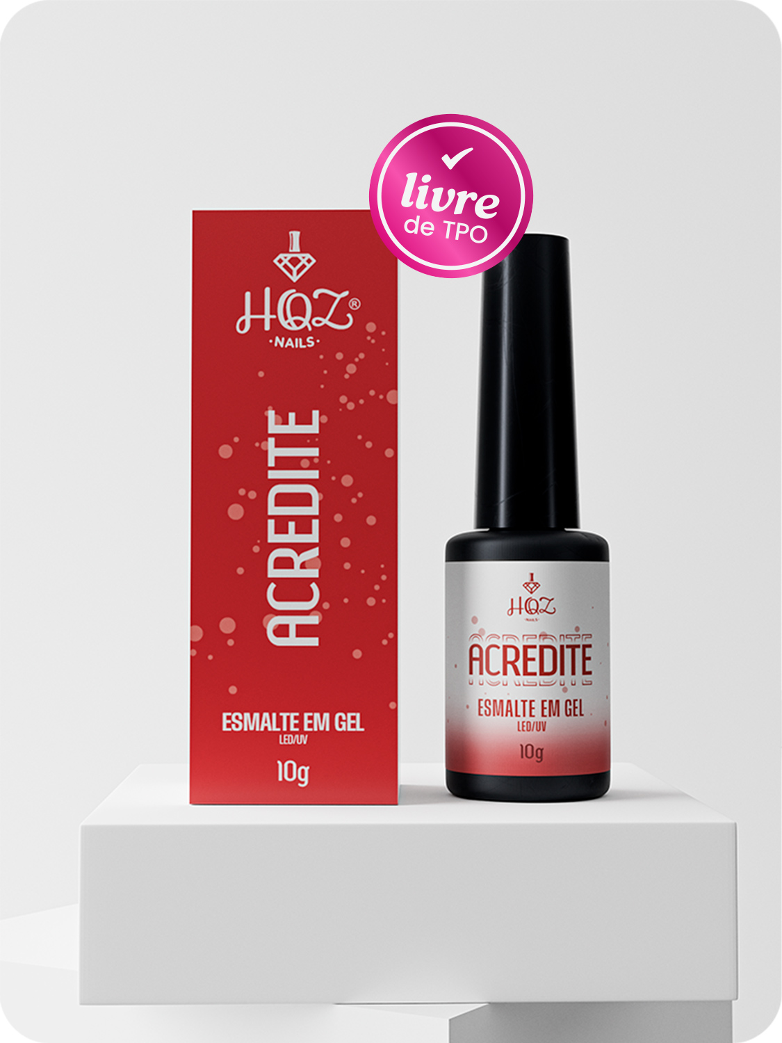 esmalte em gel hqz 10g - linha potência - hqz - o império está em suas mãos