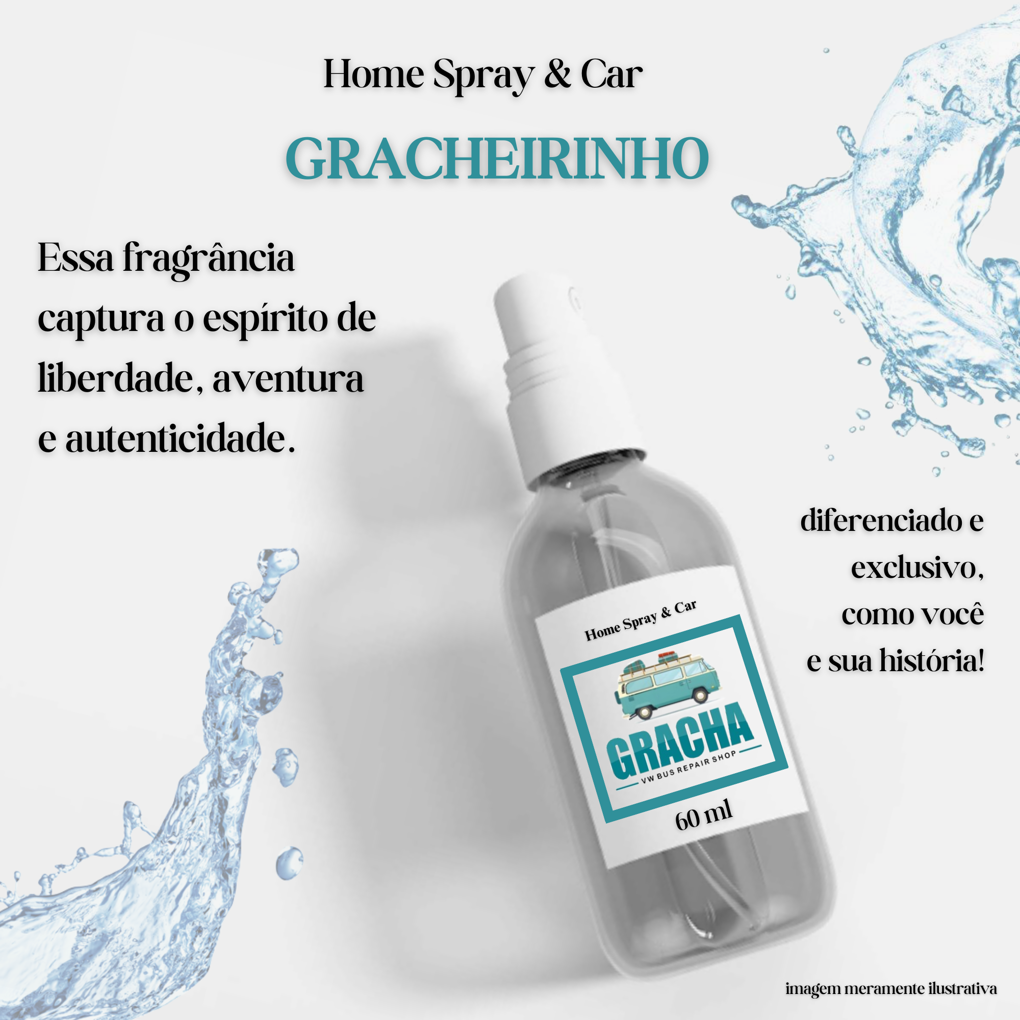 Aromatizante para carro e casa - gracha