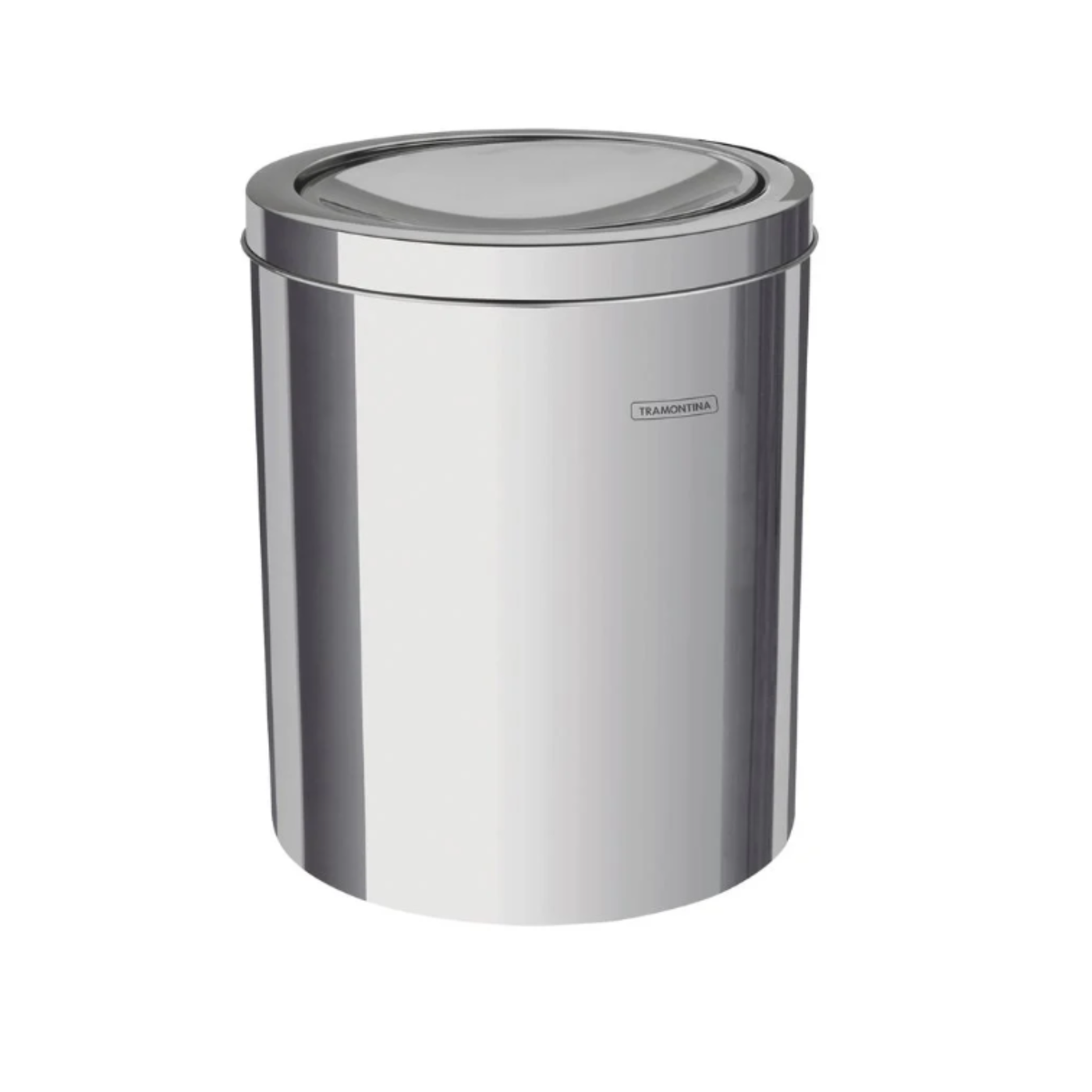 Lixeira Inox Com Tampa Basculante Tramontina - Santa Rita Casa