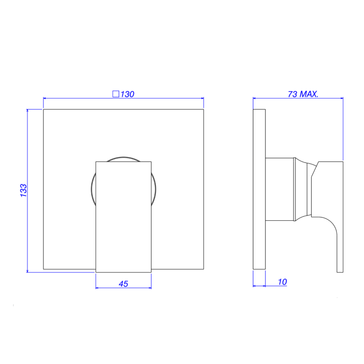 Acabamento Monoc Ducha Higienica Unic Deca 4993.C90.ACT DECA - Santa ...