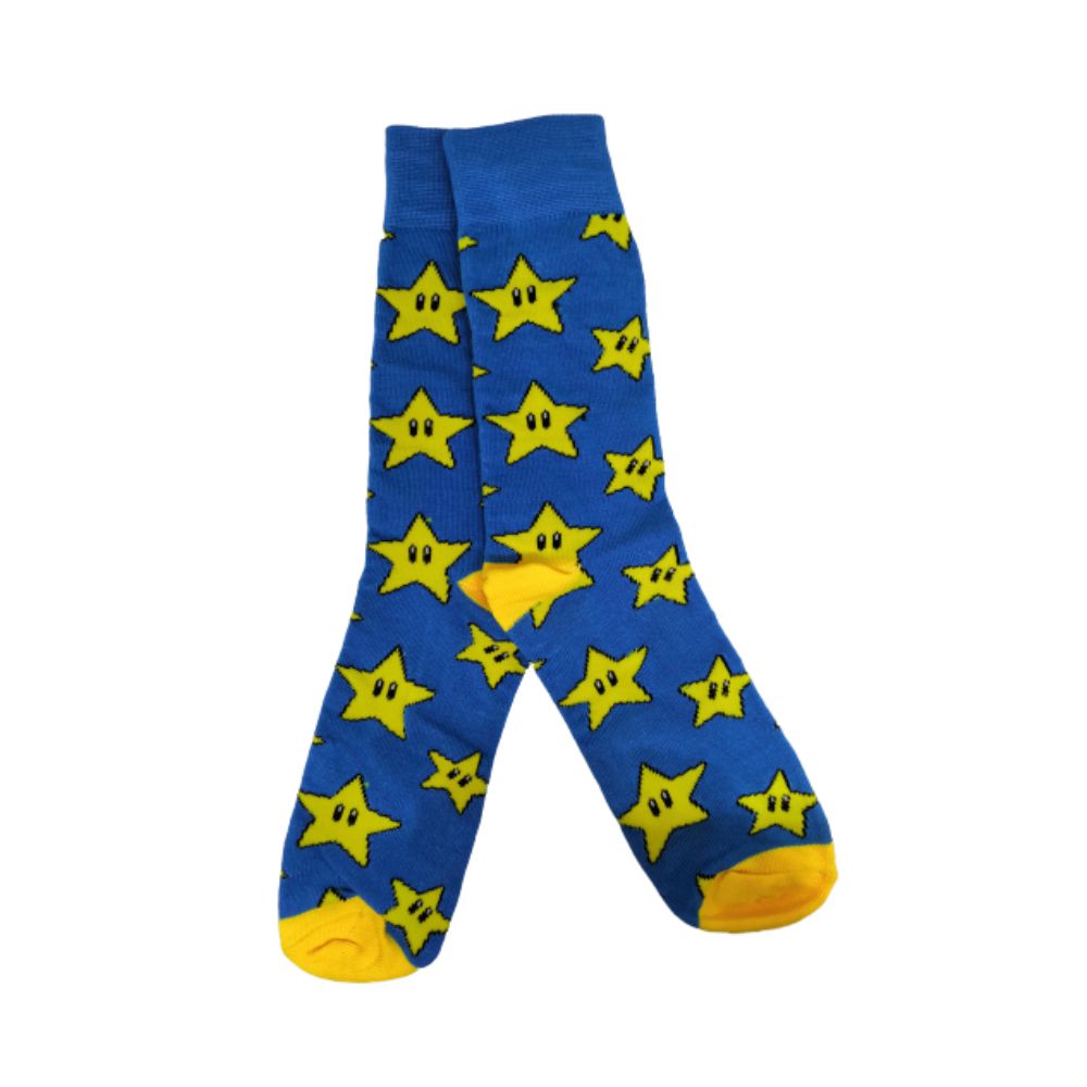 Meia Estrela - Super Mario - Cano Alto - Dino Games ️ de 10 anos com você!