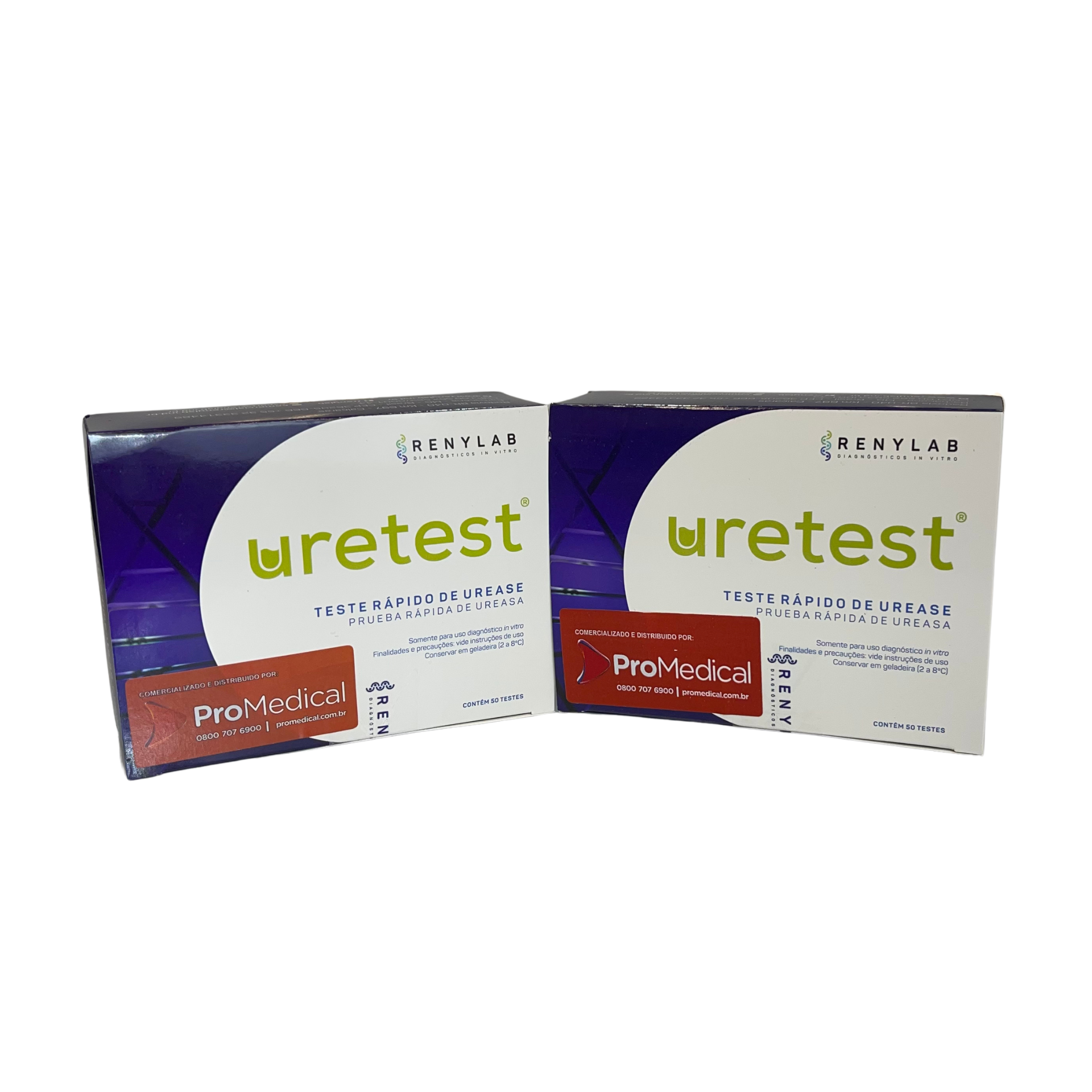 Teste de Urease Renylab - Uretest Kit 50 testes - ProMedical