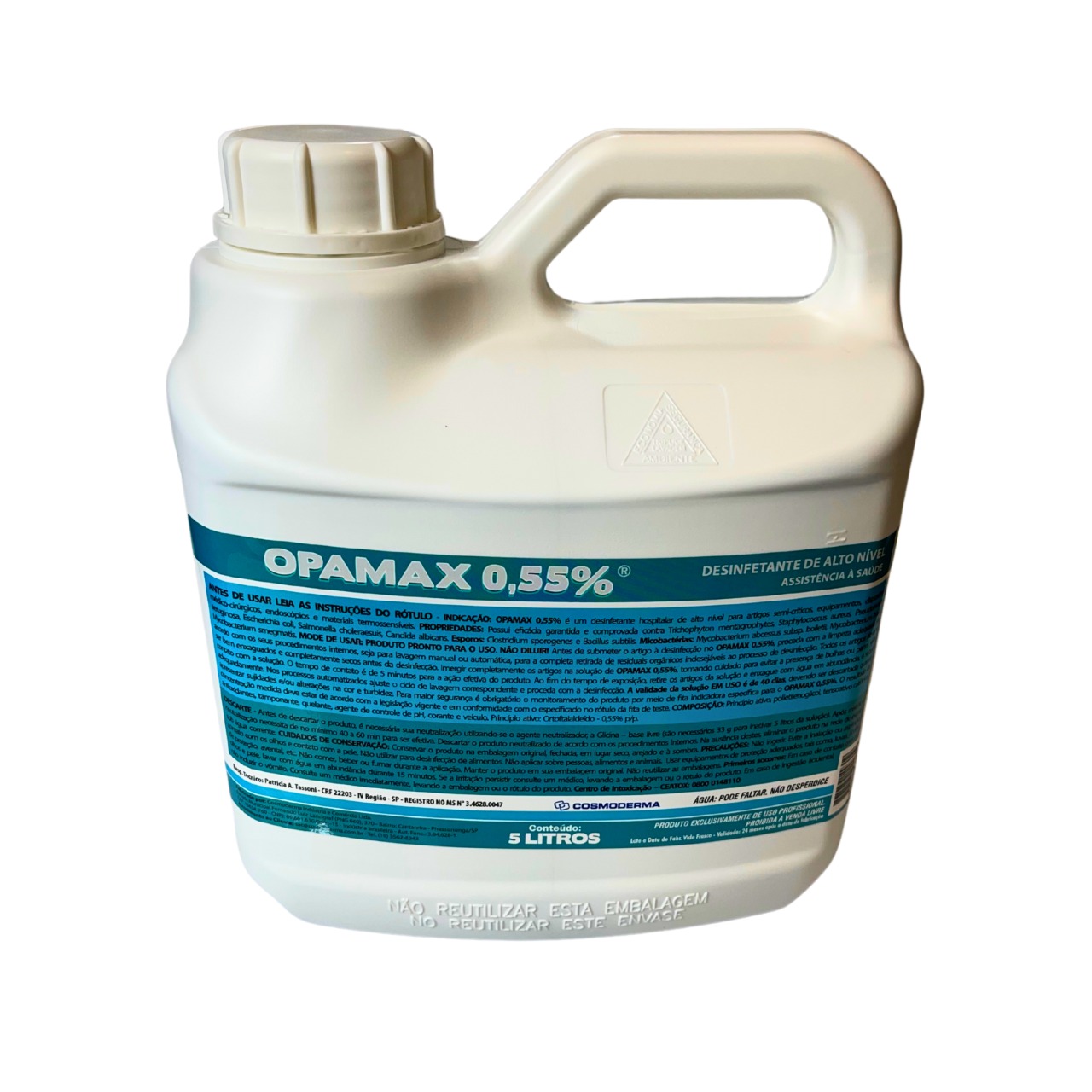 Opamax - 5 minutos - 40 dias - Solução à base de Ortoftalaldeído ...