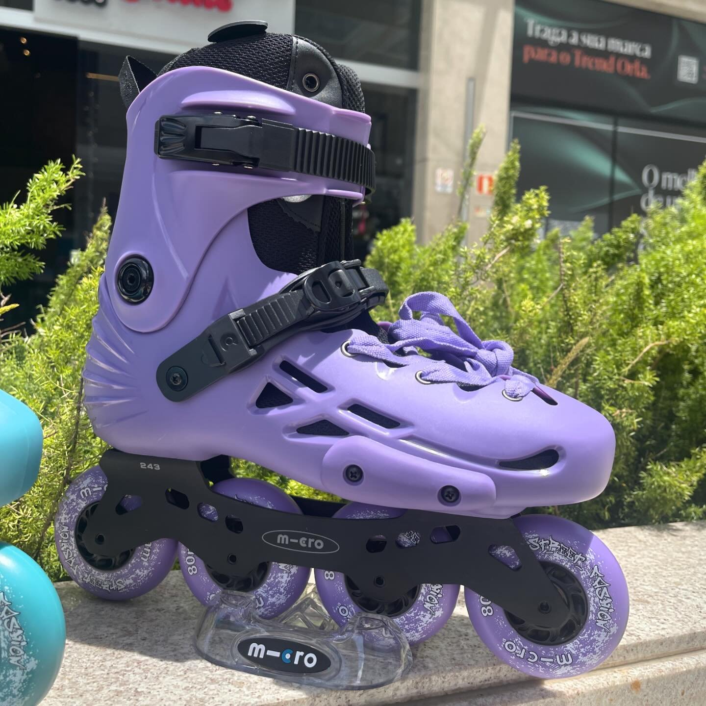 Patins Micro Skate MT Plus Roxo - 80mm 85a - Koncept Inline