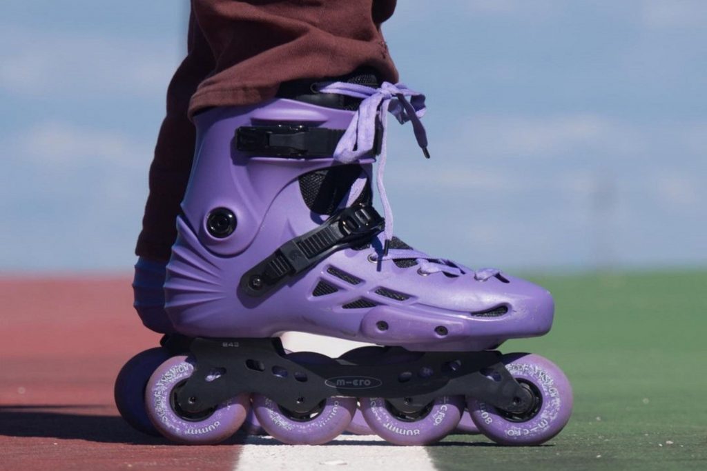 Patins Micro Skate MT Plus Roxo - 80mm 85a - Koncept Inline