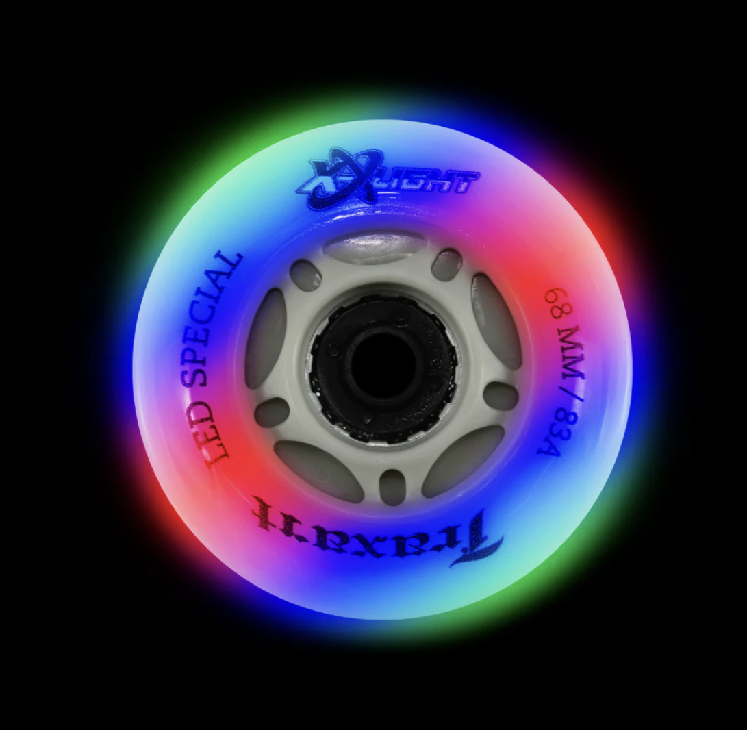 4 Rodas Traxart de Led Especial X-LIGHT - 68mm - Koncept Inline
