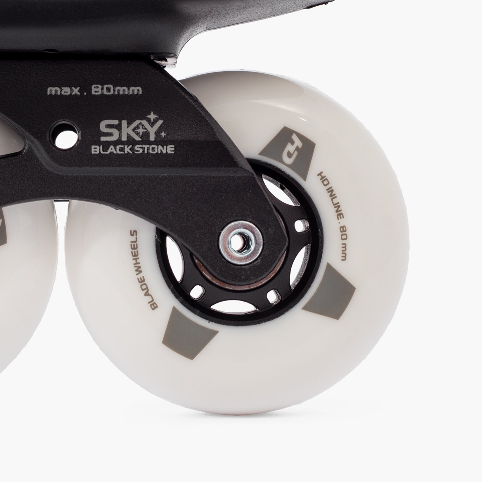 Patins Hd Inline Urban/freestyle Sky Black Stone 80mm Abec9 - caixa* - Koncept Inline