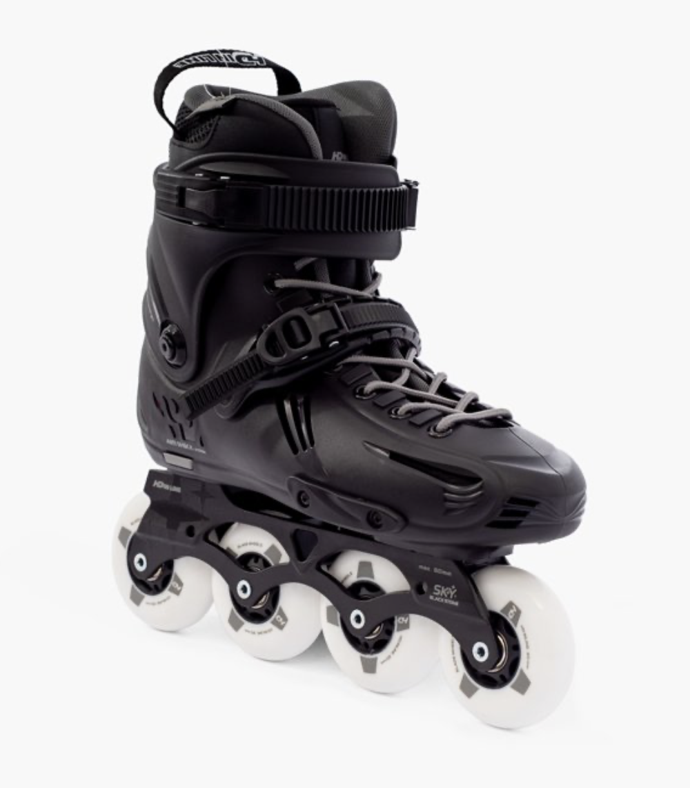 Patins Hd Inline Urban/freestyle Sky Black Stone 80mm Abec9 - caixa* - Koncept Inline