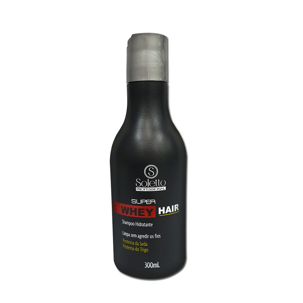 SHAMPOO WHEY HAIR 300ML - www.solettoclub.com.br