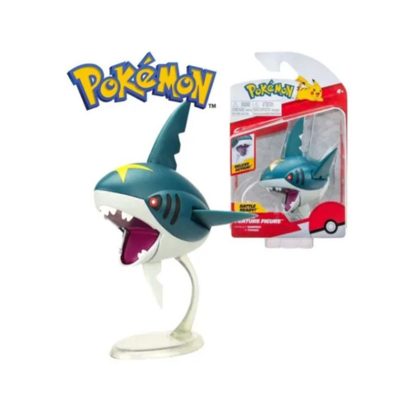 POKÉMON FIGURA ARTICULADA - Sharpedo - Távola Geek