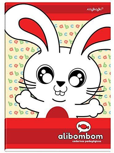 CADERNO ALIBOMBOM BROCHURÃO CAPA FLEXÍVEL 60 FOLHAS - VERMELHO - 123X ...