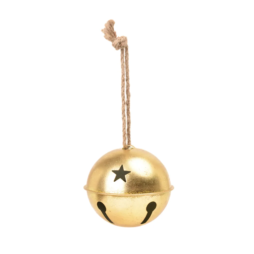 Guizo de Natal em Metal Dourado - Loja Então é Natal