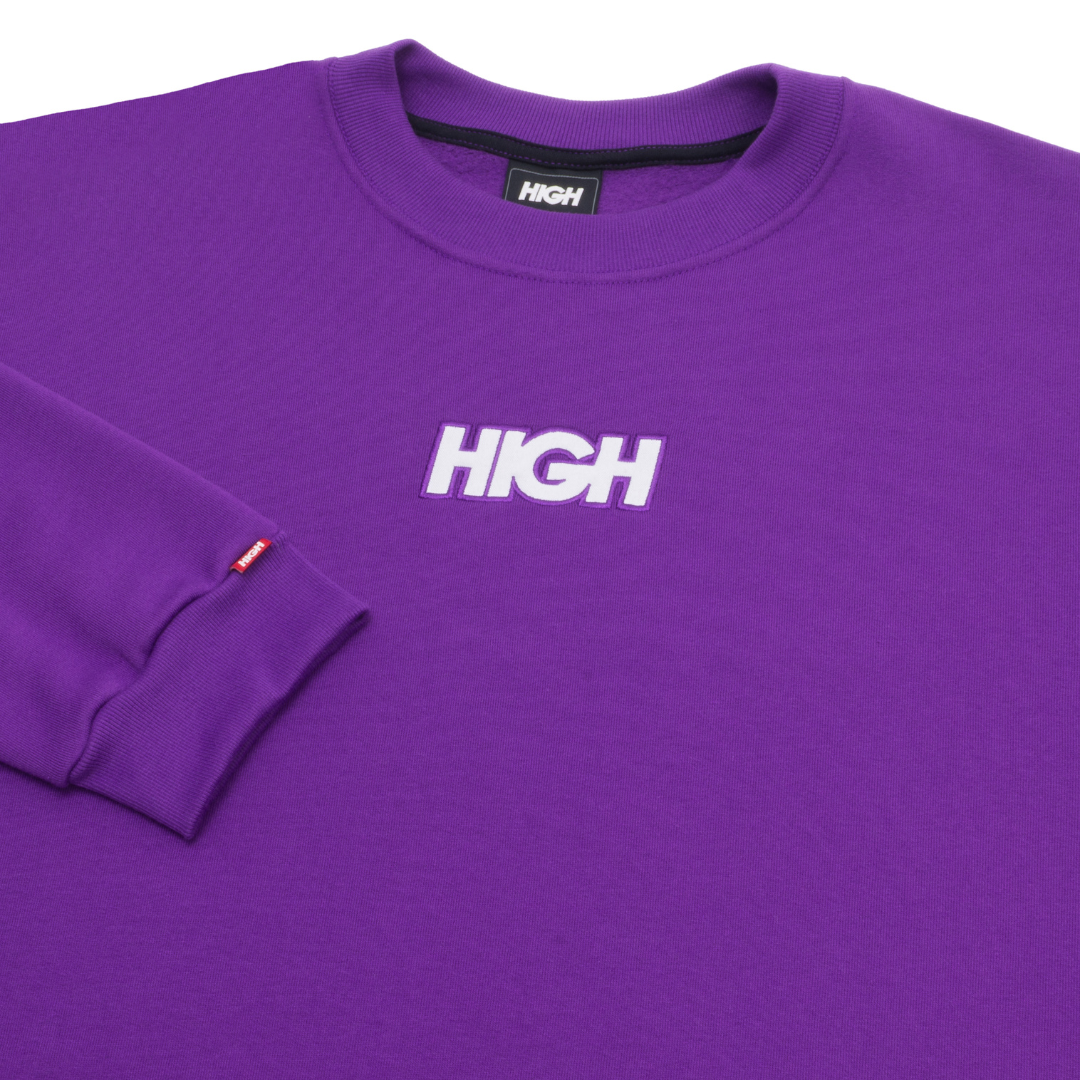 Crewneck High Logo Purple - Overstreets