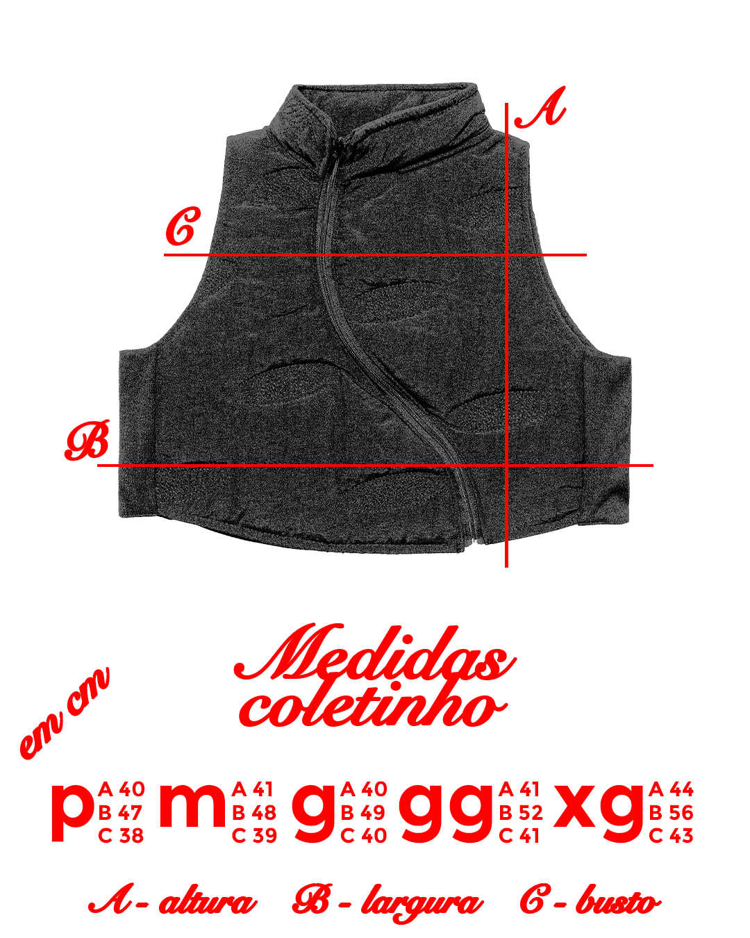 Colete Cropped Mad Puffer Full Logo - Overstreets