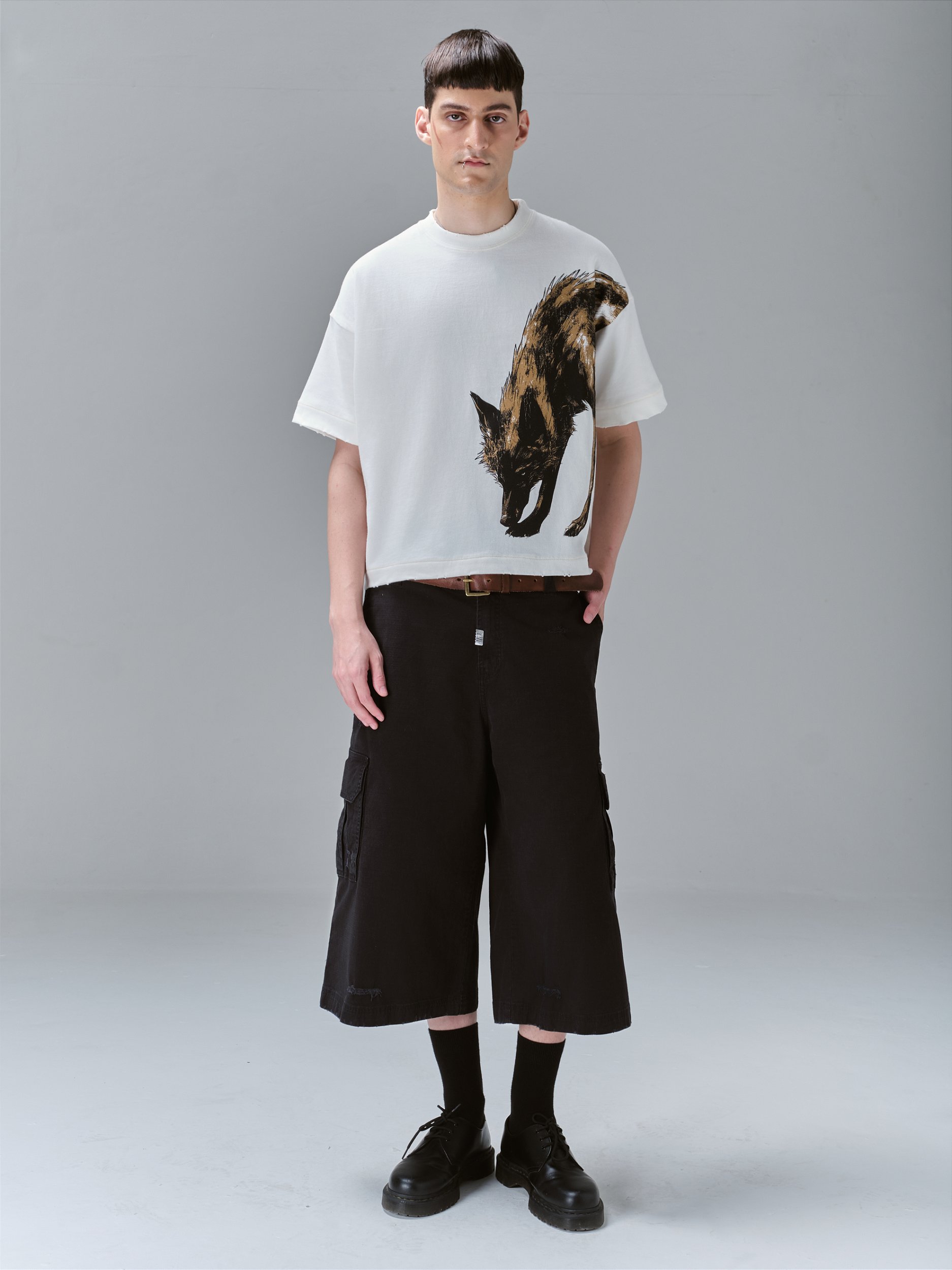 Camiseta Egho Boxy Lobo - Overstreets