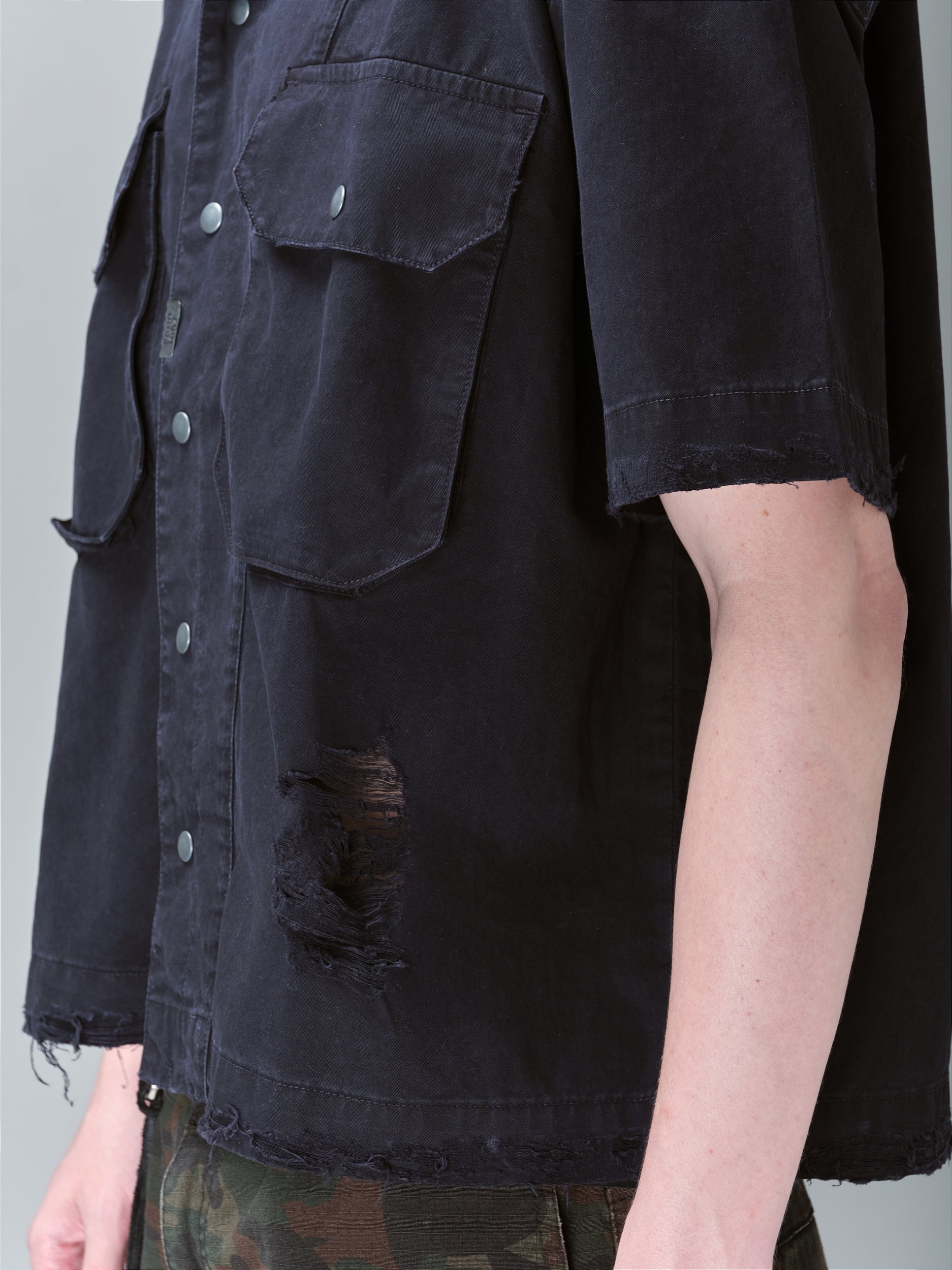 Camisa Egho Guerrilha Preta - Overstreets