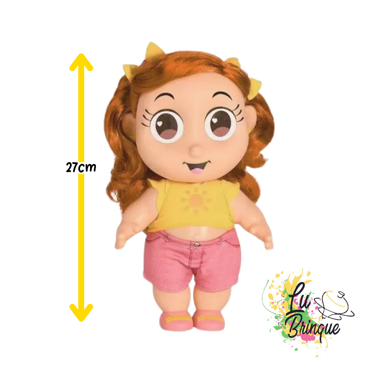 Boneca Articulada da Youtuber MC Divertida de 27cm baby brink - LuBrinque