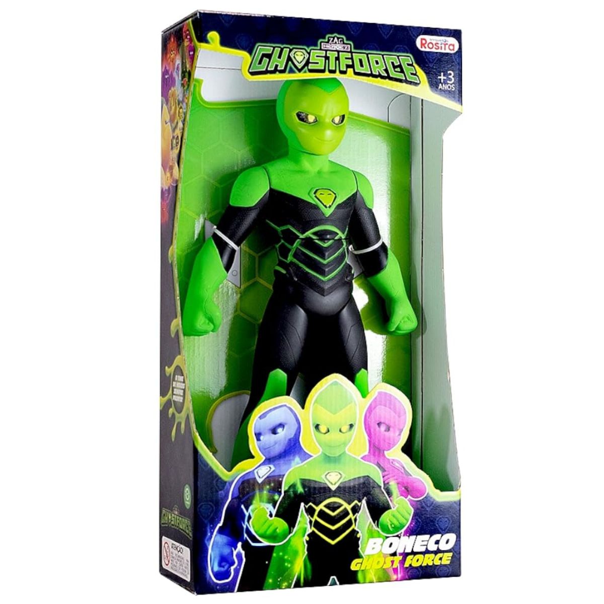 Boneco Articulado Fury 42cm Ghost Force - Original Rosita - LuBrinque
