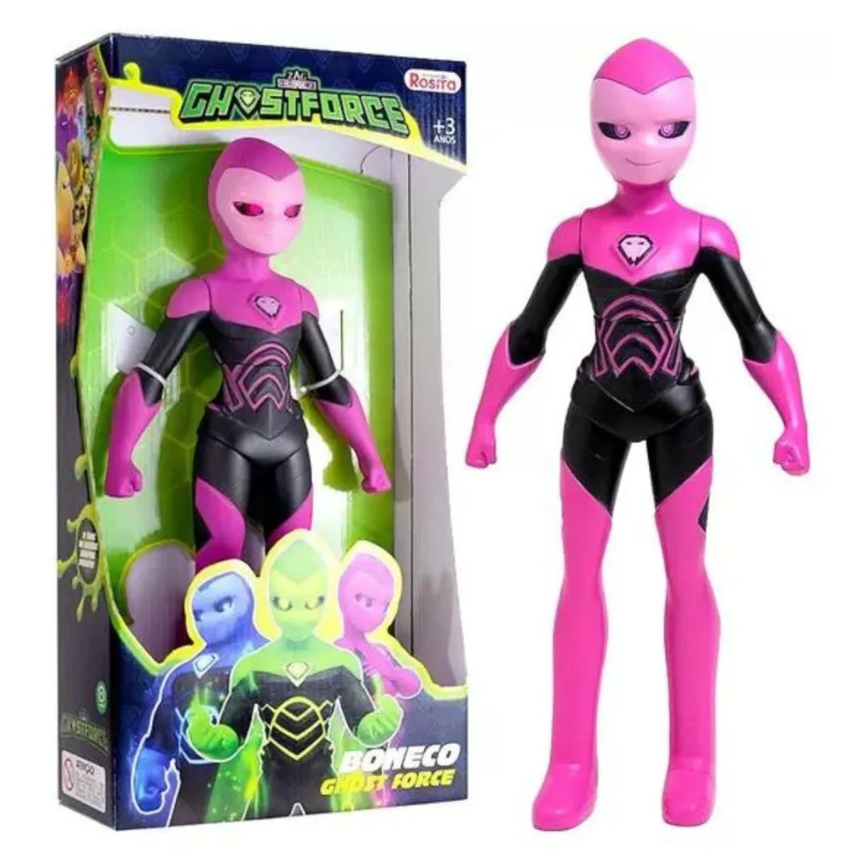 Boneca Articulada Myst 42cm Ghost Force - Original Rosita - LuBrinque